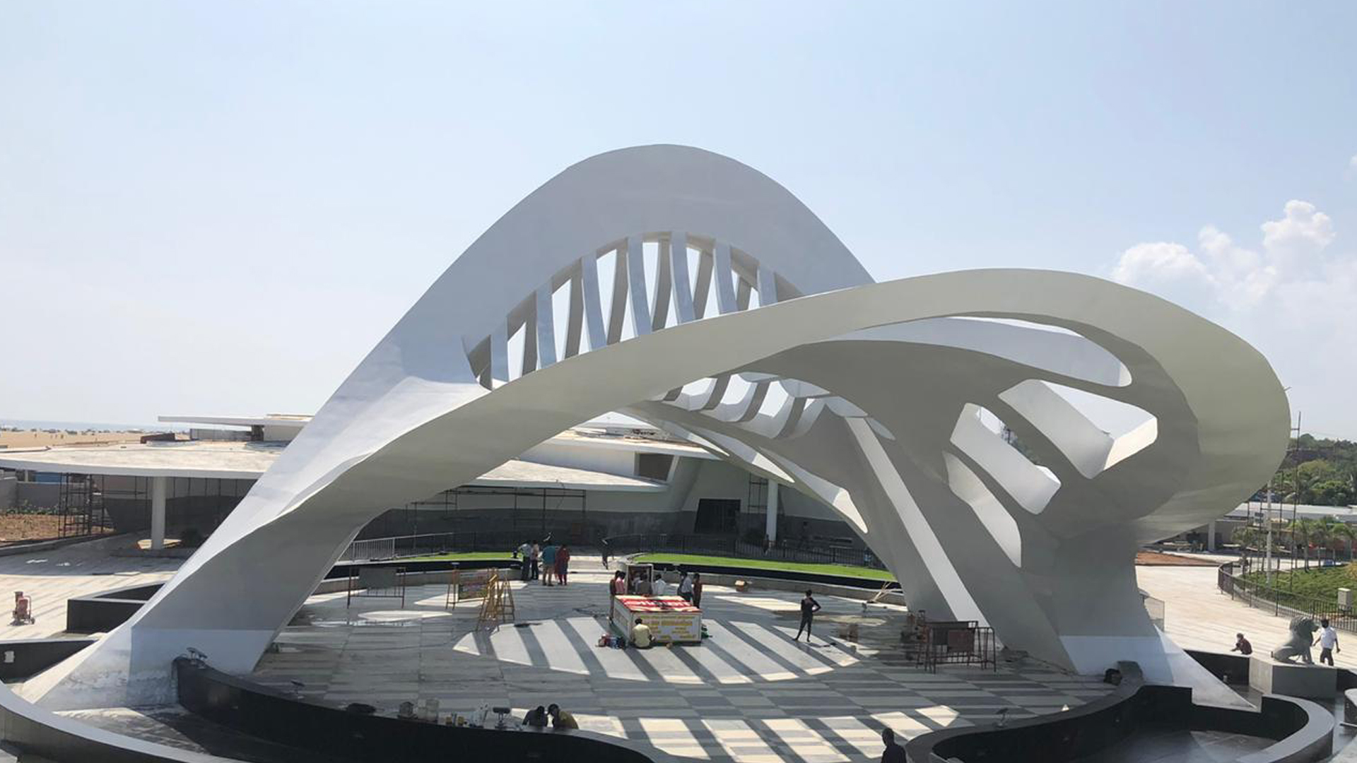 A monumental prodigious structure has been erected with intriguing ...